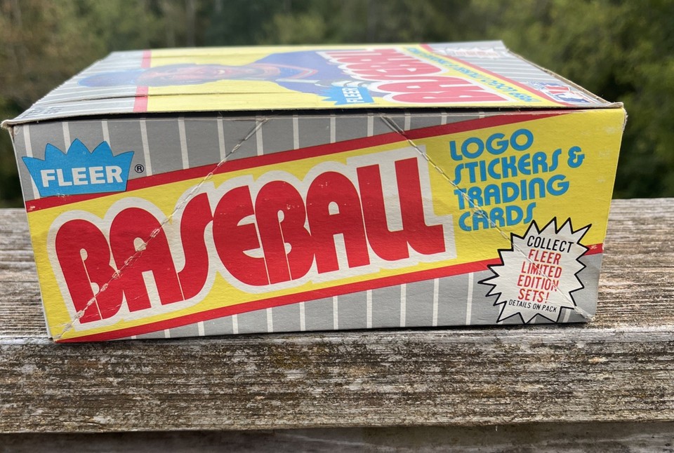 1989 Fleer MLB Baseball Logo Stickers & Trading Cards 36 Packs (Box ...
