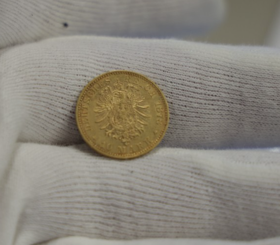 1878 F German States 10 Mark Gold Coin - XF 0.1153 AGW - | eBay
