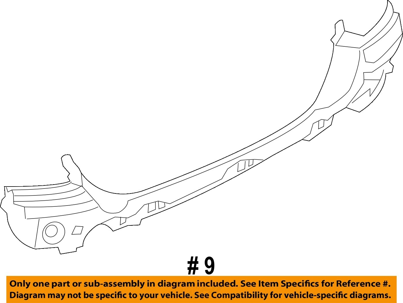 BMW OEM 11-13 528i Rear Bumper-center Support Right 51127184766 for ...