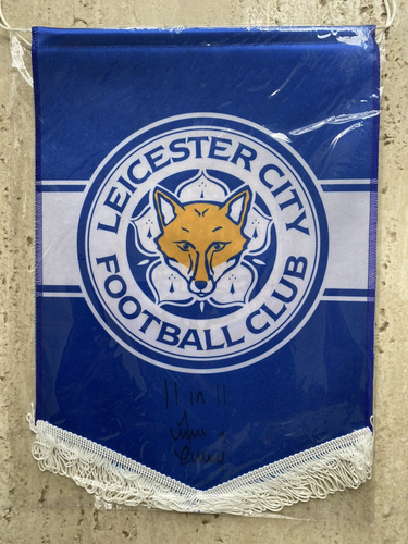 Large Leicester City F.C. With Autograph Jamie Vardy - Approximately 31 ...