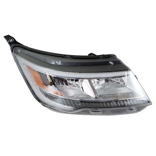 Right Headlight For 2016 2017 2018 Ford Explorer Halogen w/LED DRL ...