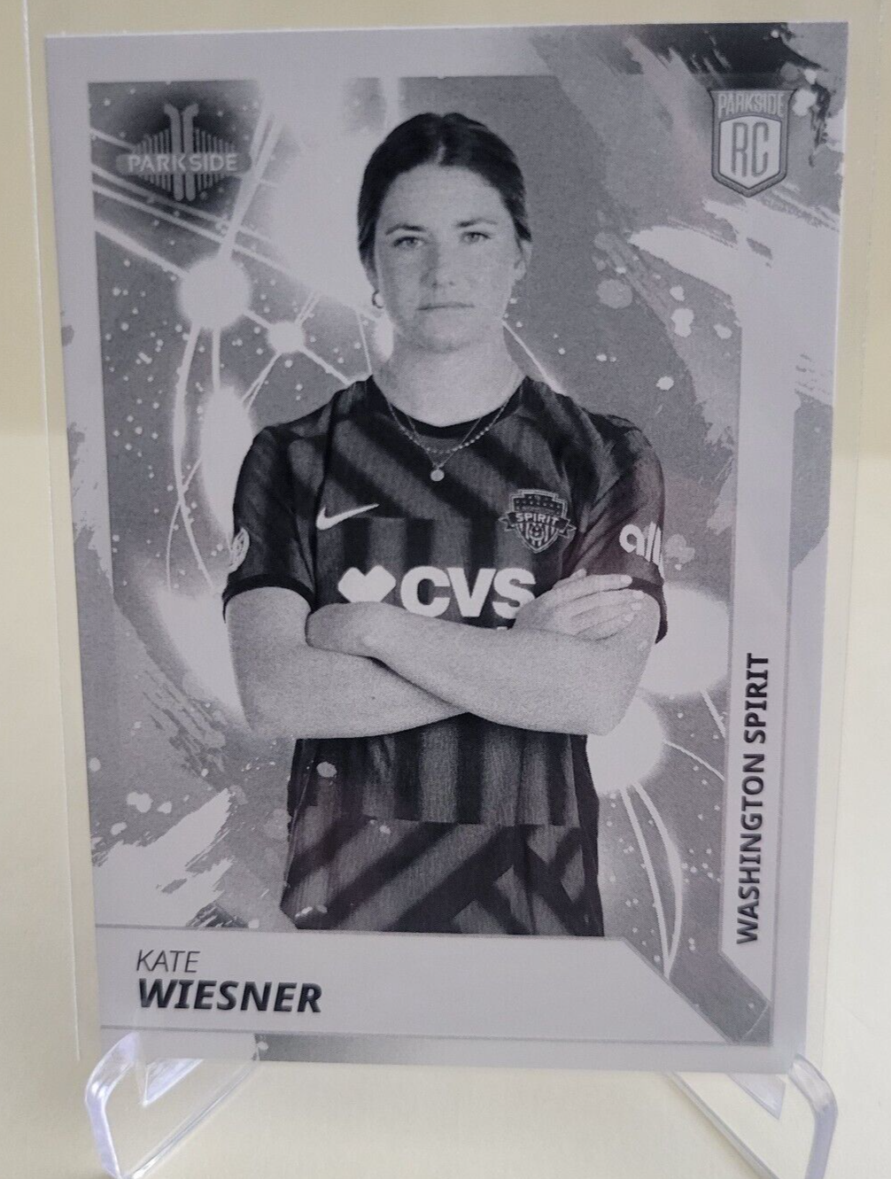 2024 PARKSIDE NWSL VOL 1 KATE WIESNER RC BLACK & WHITE #99 WASHINGTON ...