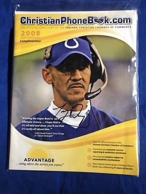 Tony Dungy Signed Magazine Autographed | eBay