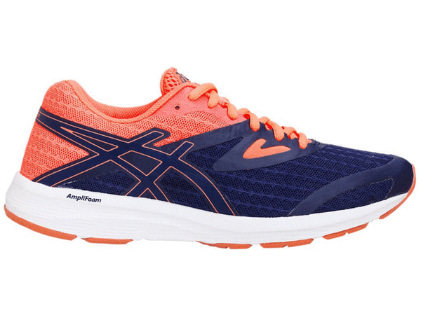 Size 7 - ASICS Amplica Blue Flash Coral W for sale online | eBay