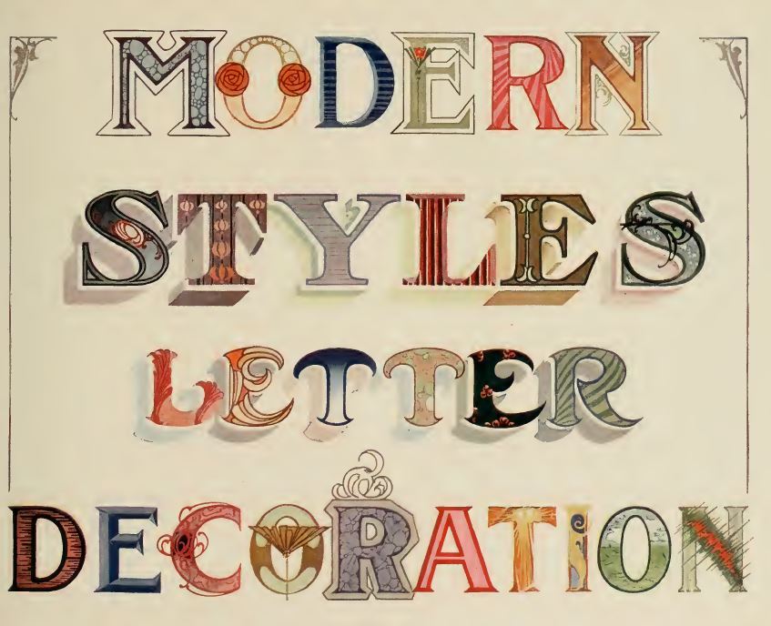 Lettering Calligraphy Library, Monograms Ciphers Sign Writing 164 Books ...