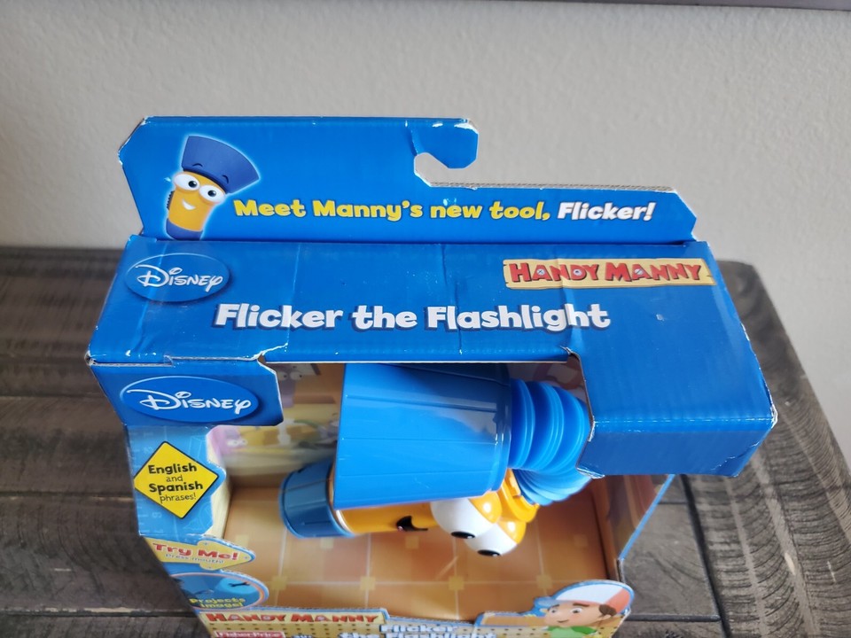 New 2008 Mattel Disney Handy Manny 8” Electronic Flexible Flicker The ...