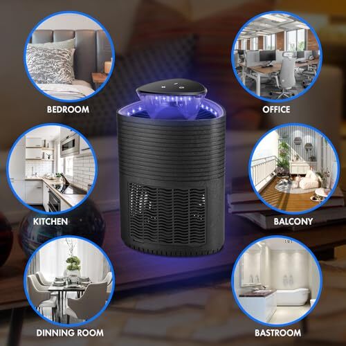 Bug Zapper Indoor, Fruit Fly Traps for Indoors with Double Circles ...