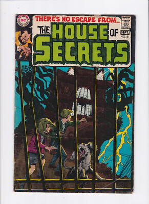 HOUSE OF SECRETS #81 [1969 GD+] 1ST ABEL DC COMICS | eBay