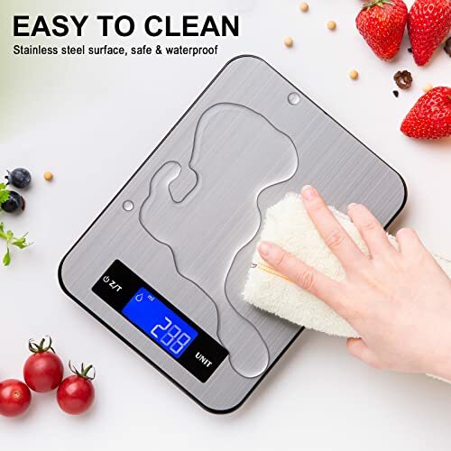 Digital Kitchen Scale Multifunction Food Scale With Large Panel 22 Lb ...