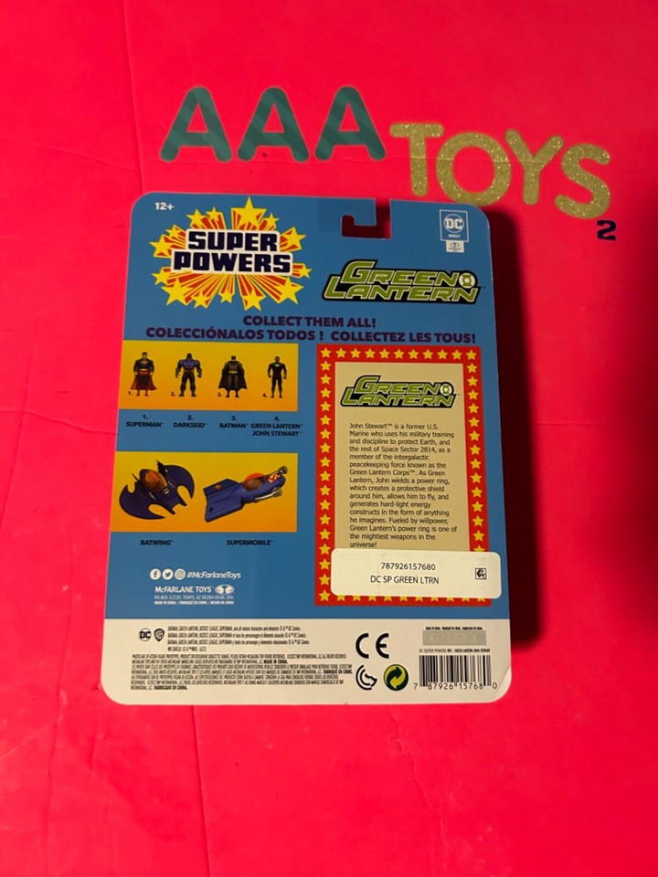 Super Powers Retro Style Action Figures Series 3: Green Lantern | eBay