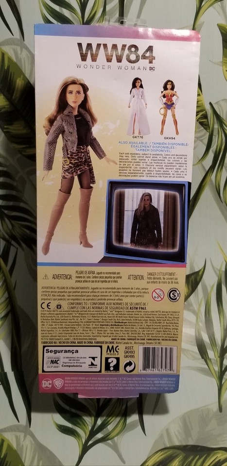 Wonder Woman WW84 Barbara Minerva Doll 12" Barbie New | eBay