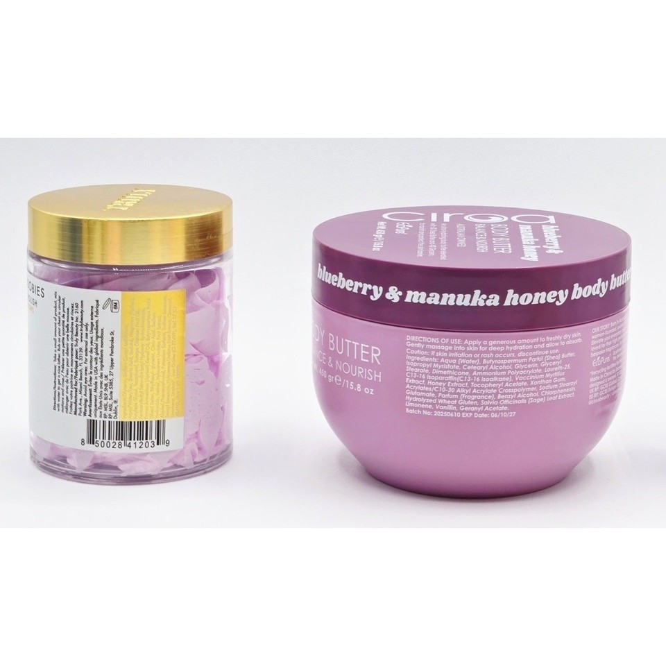 TRULY Beauty Acai Your B*bies Body Polish 2oz/ Ciroa Blueberry Body ...