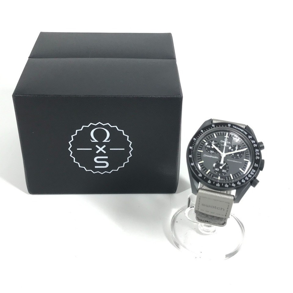 OMEGA×SWATCH SO33A100 MISSION TO MERCURY MOON SWATCH Men's Watch G1226 ...