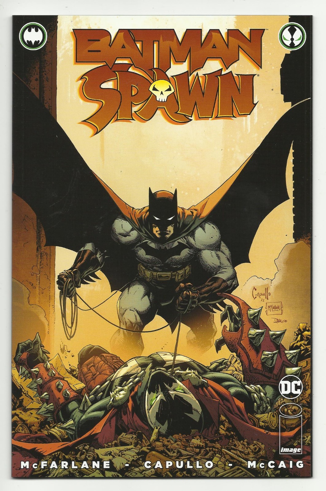 Batman / Spawn #1 Greg Capullo & Todd McFarlane Batman Cover (DC Comics ...