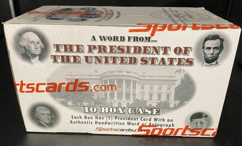 A WORD FROM POTUS 2020 PRESIDENT OF UNITED STATES 10 BOX CASE SEALED | eBay