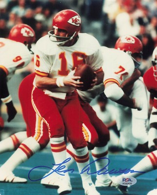 Len Dawson Chiefs Signed 8x10 Photo Autograph PSA/DNA AO82630 | eBay