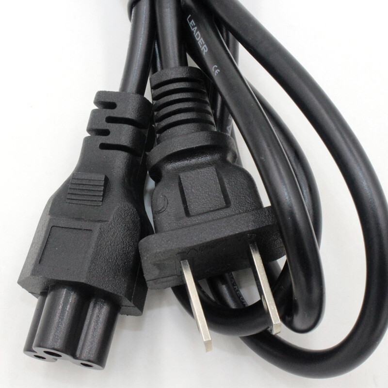 3 Prong Power Cord EU US Plug Laptop PC Supply Adapter Cable For HP ...