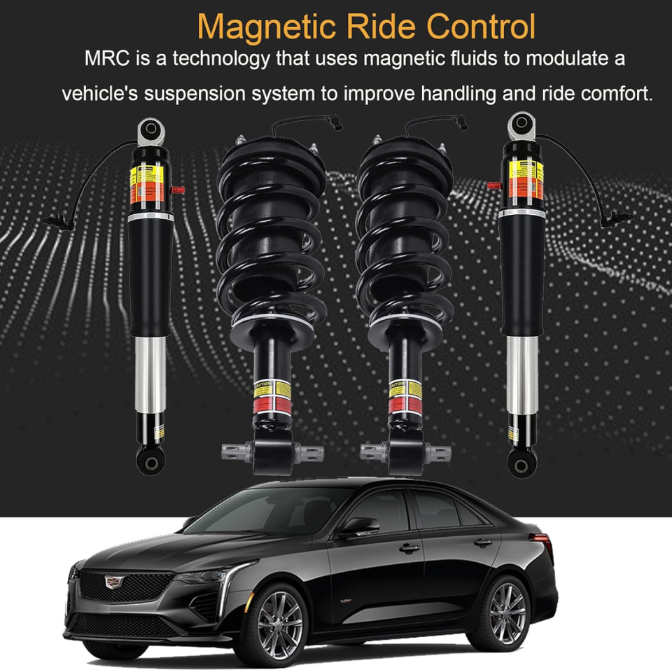 4x Front & Rear Shock Strut Assys Magneride for GMC Sierra 1500 Denali ...