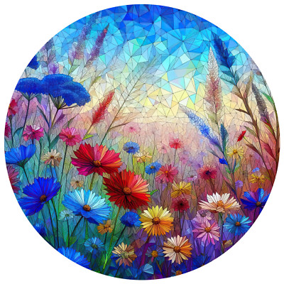 9X9 cm Autoaufkleber Wildblumen Aufkleber Wetterfester Vinyl Sticker ...