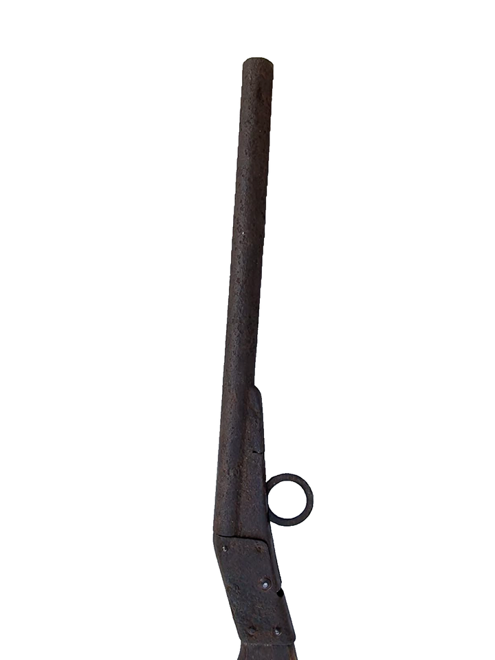 Original 1900's Vintage Old Antique Iron & Wooden Rare Loaded System ...