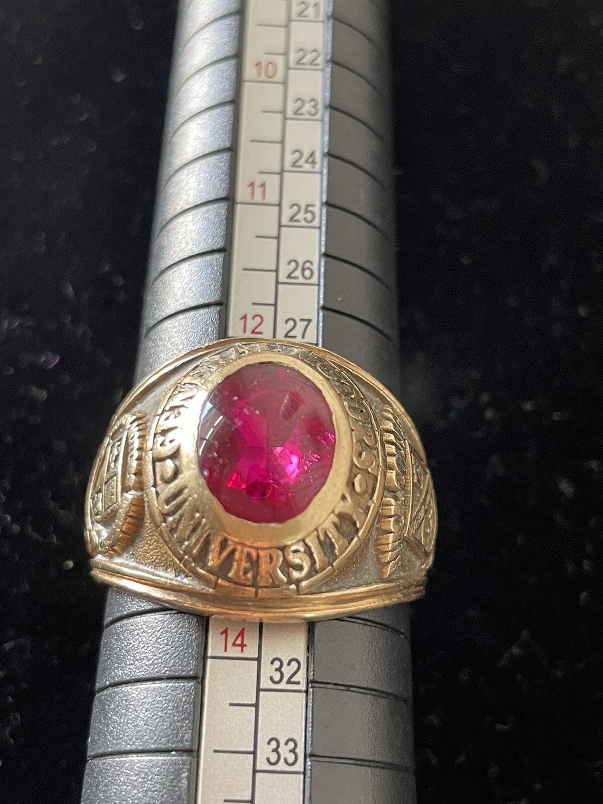 10K Gold Ruby GM General Motors University 1978 Ring 20 Grams Sz 13 | eBay