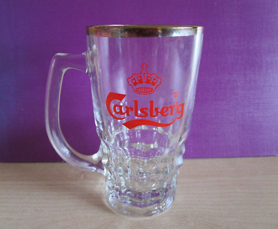 Carlsberg vintage Half Pint glass tankard - Half Pint Crown Xmas | eBay UK