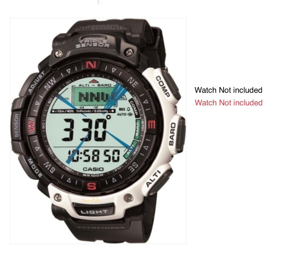 Genuine Casio Band Strap for Pro Trek Pathfinder PAG40 PAG40-3 PAG240 ...