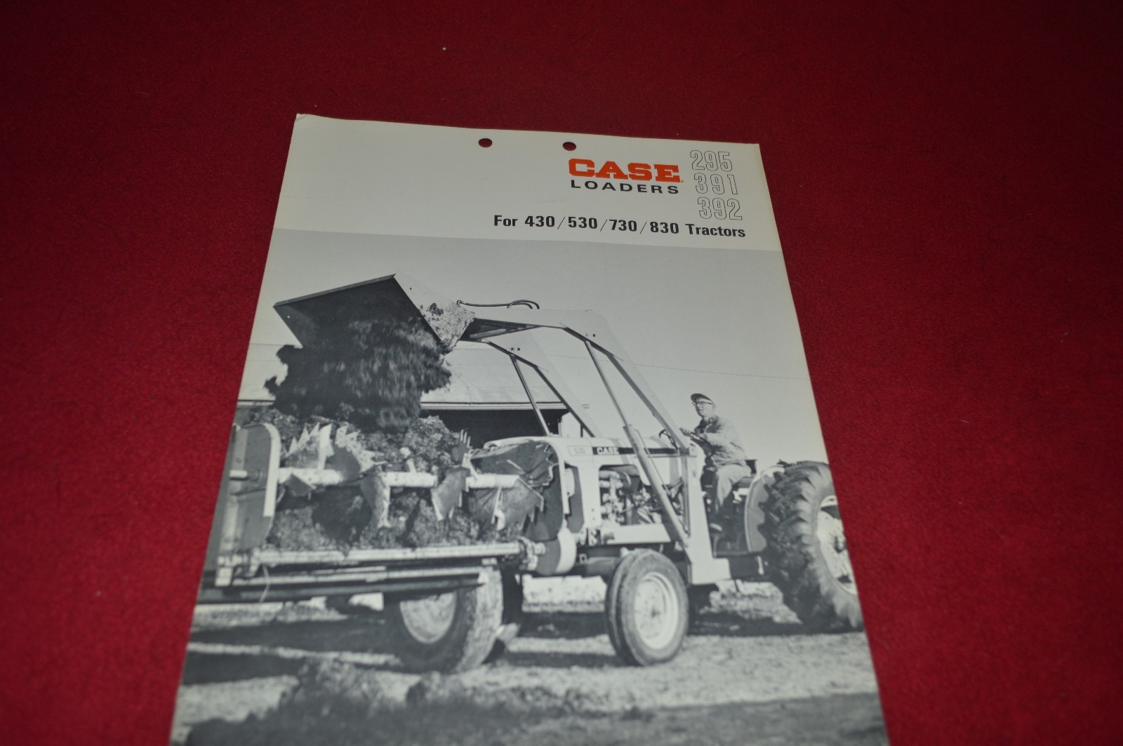 Case Tractor 295 391 392 Loader Dealer's Brochure DCPA6 | eBay