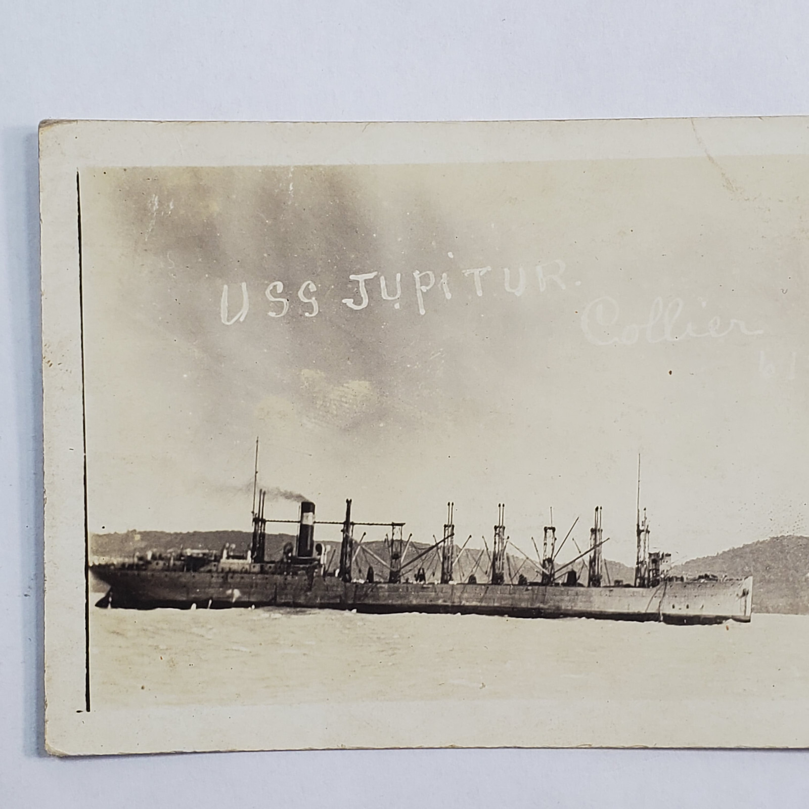 Vintage USS JUPITER Naval Postcard Unused | eBay