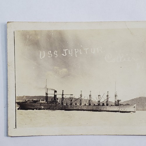 Vintage USS JUPITER Naval Postcard Unused | eBay