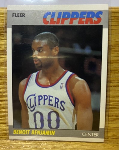 1987 Fleer Basketball Benoit Benjamin #10 FREE SHIPPING | eBay