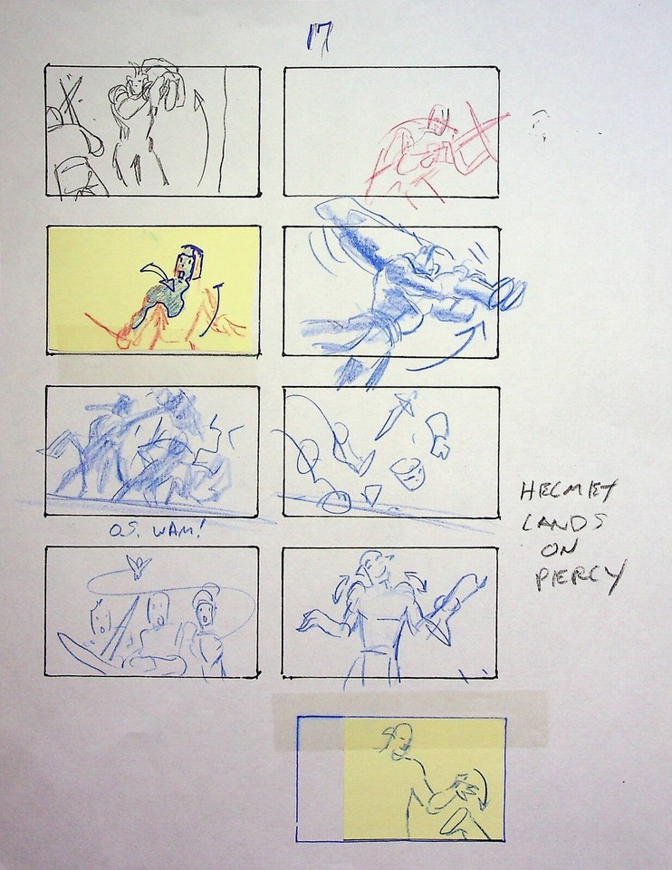 Pocahontas II New World Frank Squillace Production Storyboard Revision ...