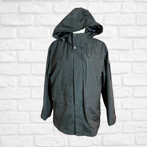 Men's Discovery Expedition Black Winter Coat, Medium, Hooded Jacket | eBay