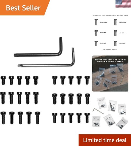 Complete Gunsmithing Screw Set - 30 Screws in 6mm, 8mm, 10mm with Allen ...