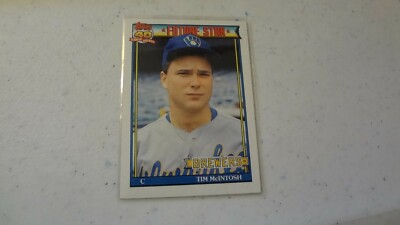 1991 TOPPS #561 TIM McINTOSH BASEBALL CARD | eBay