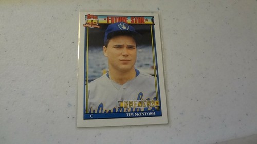 1991 TOPPS #561 TIM McINTOSH BASEBALL CARD | eBay