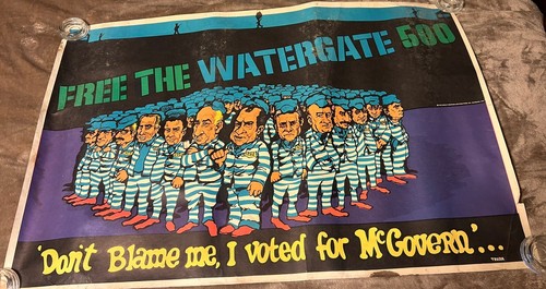 Free The Watergate 500 Richard Nixon Original Blacklight Poster 23 x 35 ...