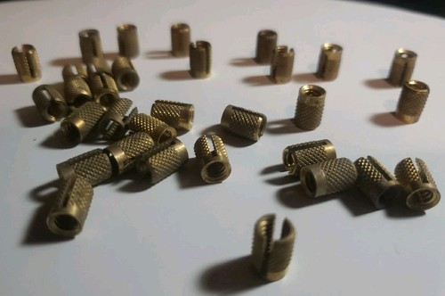 Threaded Insert For Plastic Flush Brass Thread Inserts 256 Pack Of 50 ...