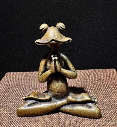 Zen Frog, Ornaments, Calligraphy Tools, Stationery, Crafts, Art | eBay