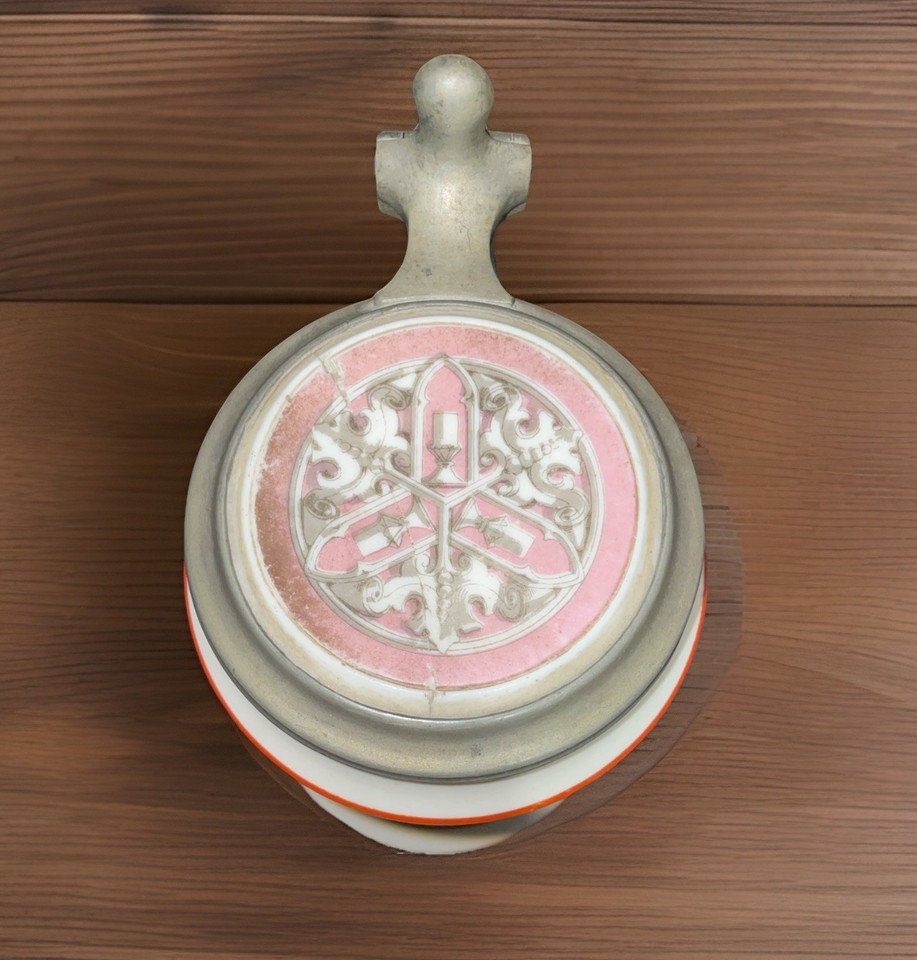 Vintage Antique J.W. Remy Beer Stein With Lid From Germany Rare Great ...