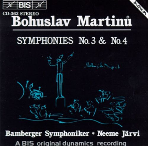 BOHUSLAV MARTINU: SYMPHONIES 3 & 4 NEW CD 7318590003633| eBay