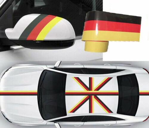 3 Color 36" X 6" German EURO Racing Body Stripe Vinyl Decal Sticker | eBay