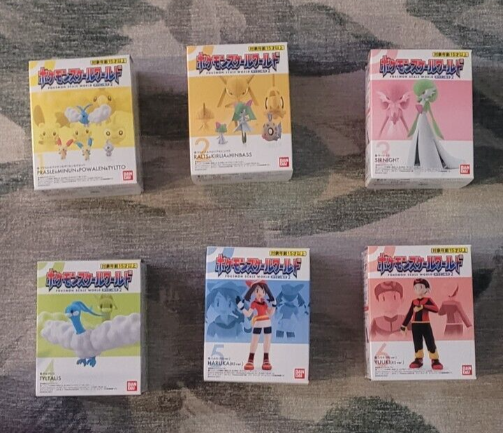 Bandai Pokemon Scale World figures Kanto Johto Hoenn Sinnoh Galar ...