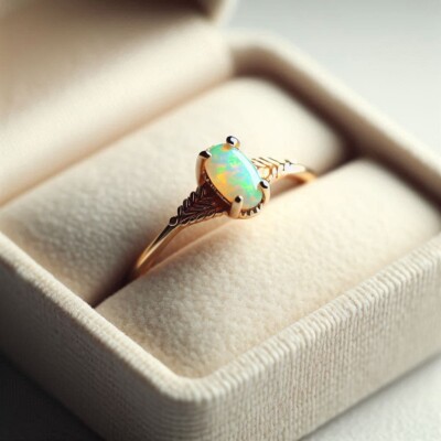 vintage genuine opal rings 14k Gold , Natural Real fire Opal Ring all ...