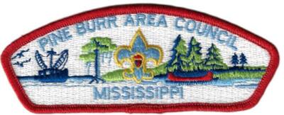 Pine Burr Area Council CSP Mississippi Patch RED Bdr. [PW1281] | eBay