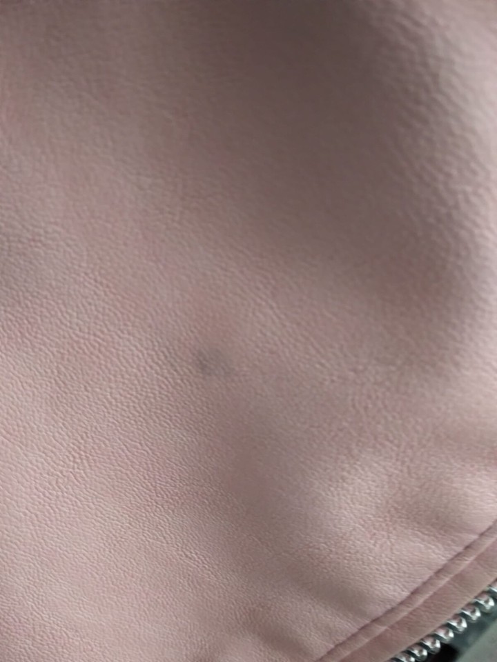 Freedomday Veste Véritable Cuir D'Occassion Femme Rose Taille L XYC866L ...