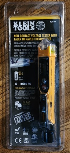 Klein Tools NCVT-4IR Non-Contact Voltage Tester- Infrared Thermometer ...