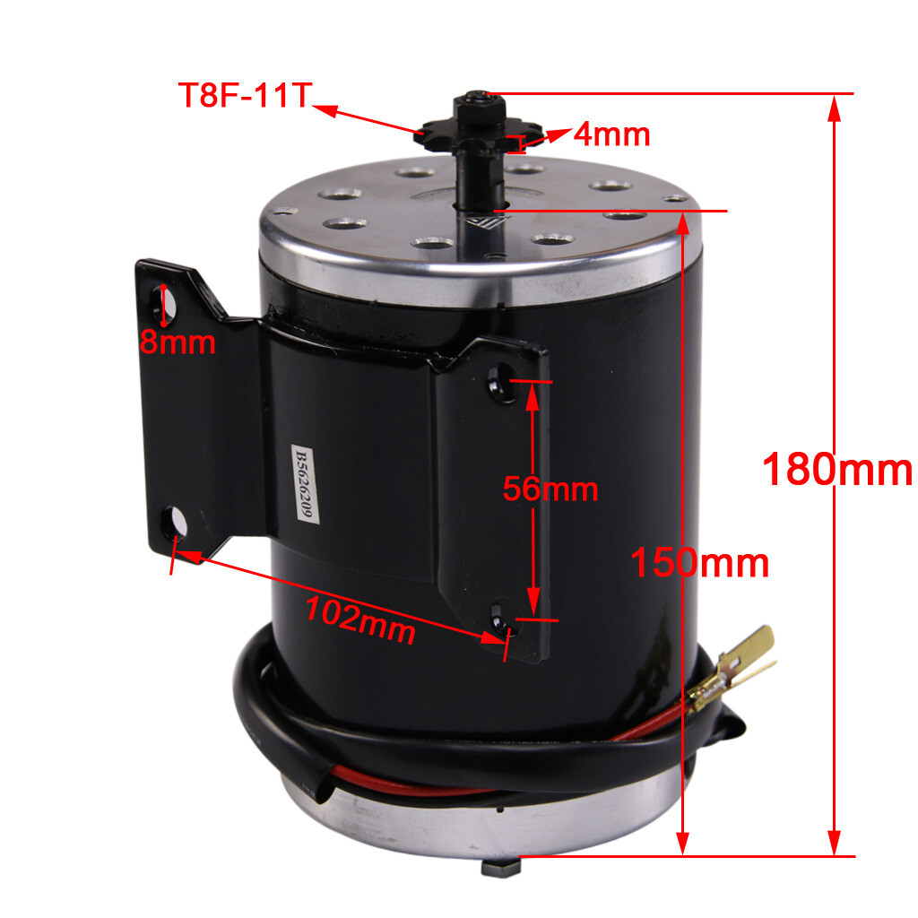 48V 1000W Brush Motor Kit Controller Electric Tricycle Razor MX500 ...