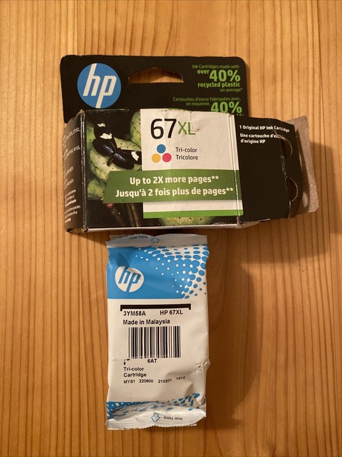 HP 67XL High Yield Tri-Color Original Ink Cartridge(3YM58AN) for sale ...