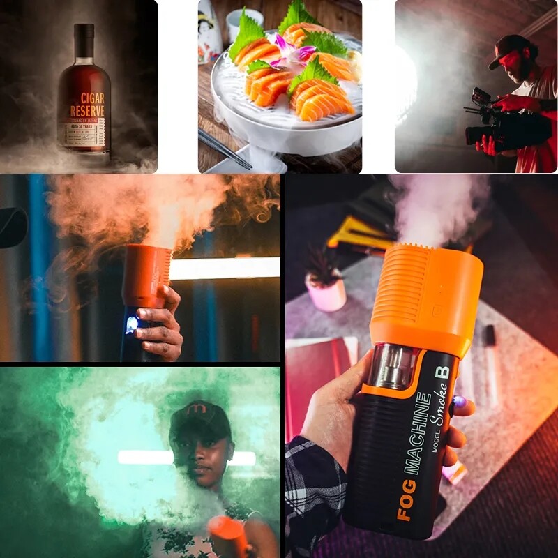 LENSGO Smoke B/S/GO/S MINI HandHeld Smoke Fog Machine Stage Smoke ...